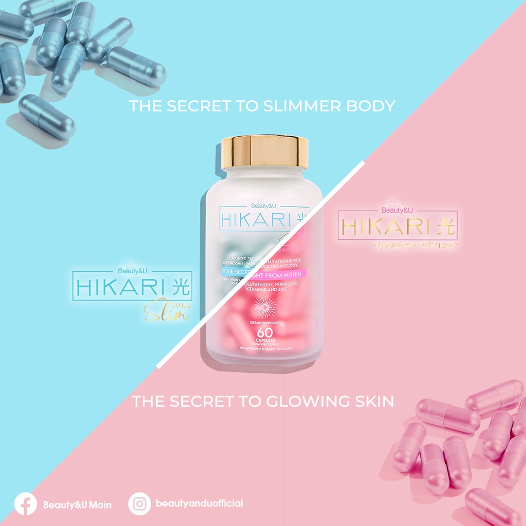 Hikari Glutathione Capsule Original & Hikari Slim with Collagen ...