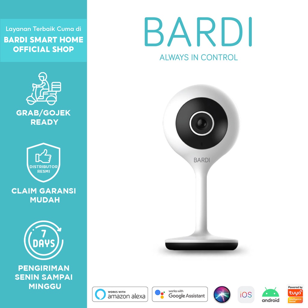 BARDI Smart IP Camera Indoor 1080HD CCTV Wifi IoT Home Automation ...