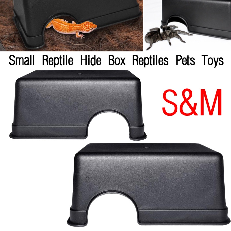 Reptile Hide Box Habitats Caves Hiding Snake Cage Box For Snake Lizards ...