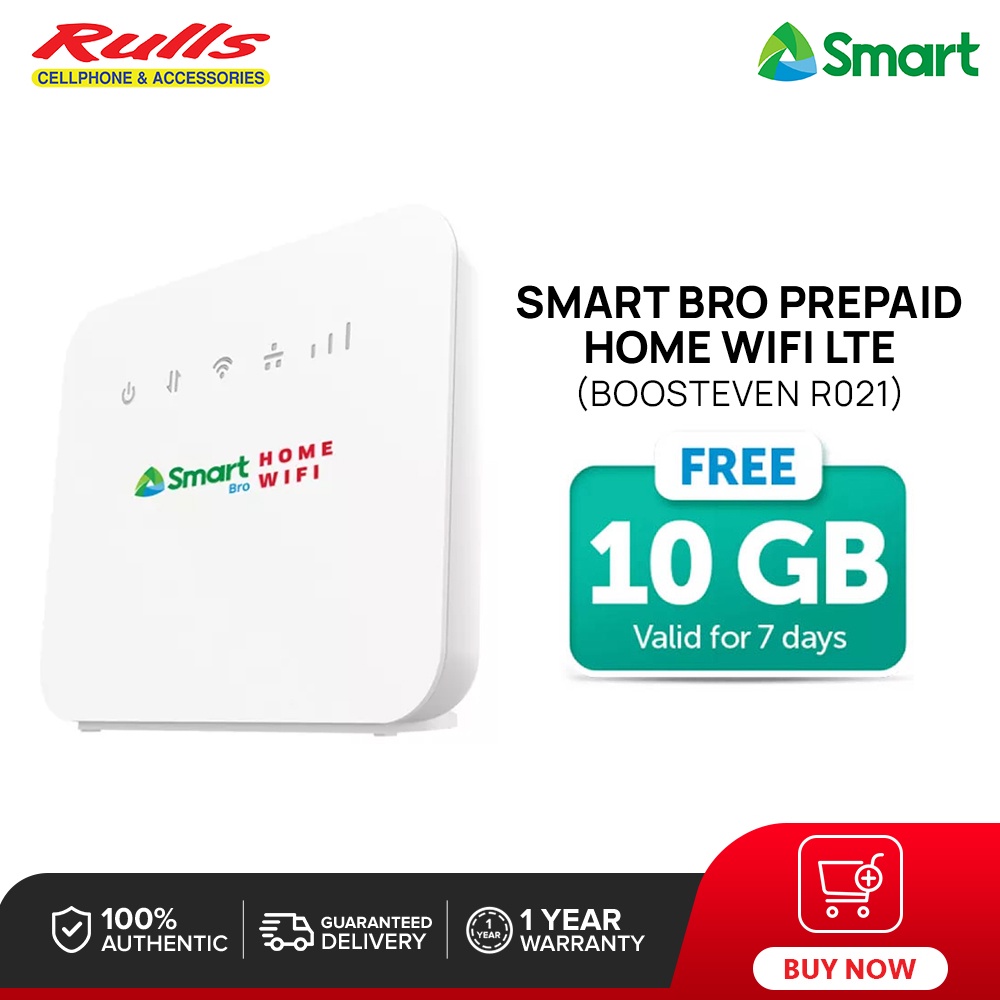 Smart Bro Prepaid Home Wifi LTE CAT 4 (Boosteven-R021) with FREE 10GB Data | Shopee Philippines