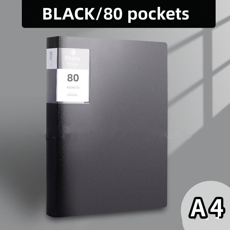 A4 Transparent File Folder Multi-layer Document Organizer Clear Book ...