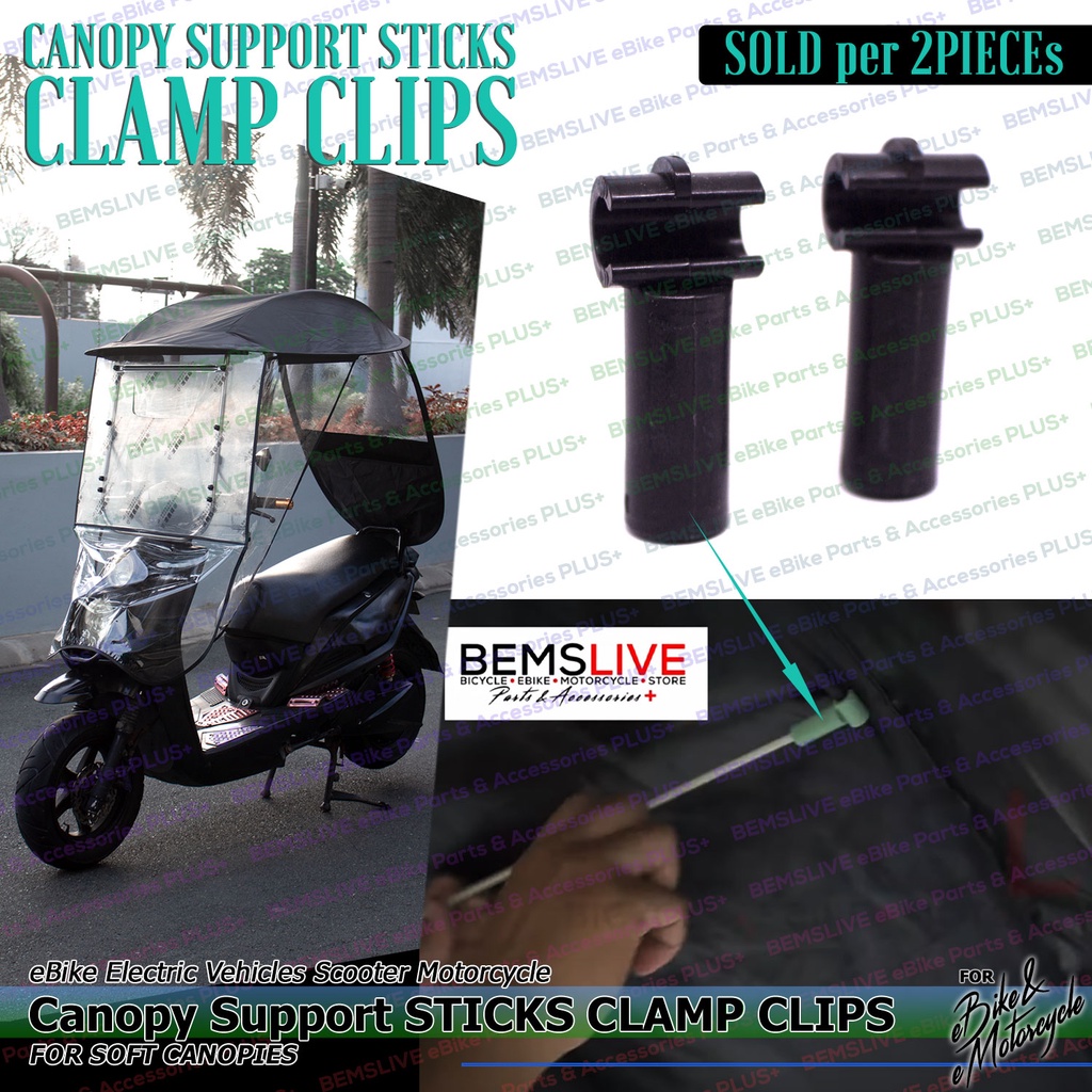 Foldable Canopy Support Sticks CLAMP Clips - Sold in PAIR | Shopee ...