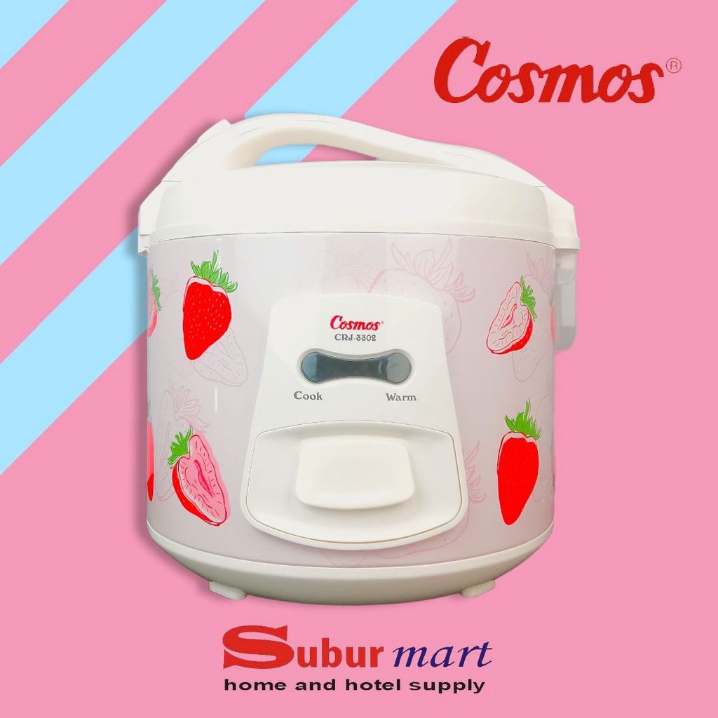 Rice Cooker / Magic Com Cosmos 1.8L CRJ-3302 STRAWBERRY | Shopee ...