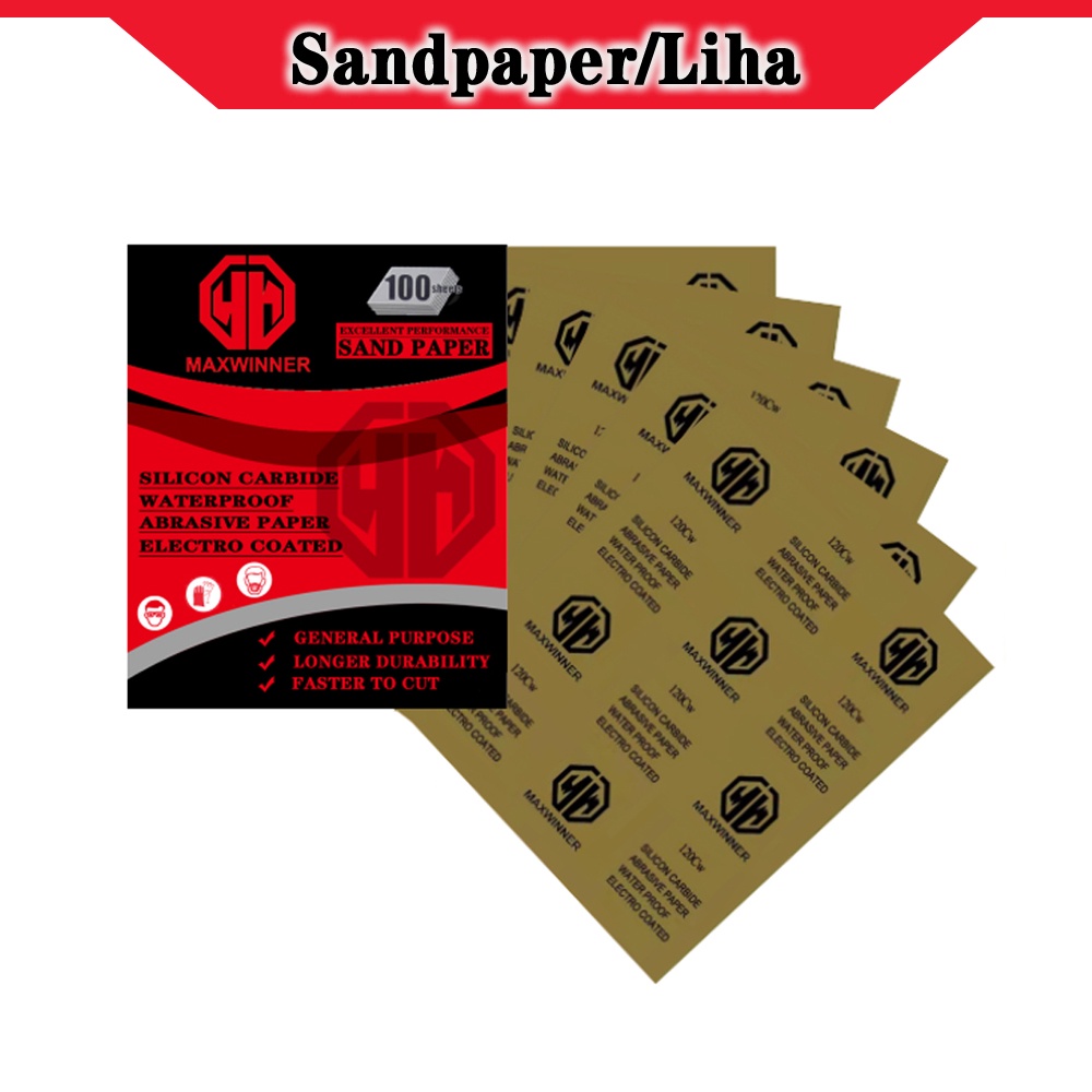 Sandpaper/Liha Waterproof Grit: R 60 80 100 120 150 180 220 360 800 ...