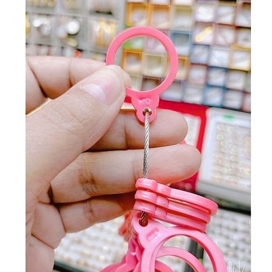 PLASTIC FINGERS RING SIZER FOR WEDDING RING AND COUPLE RING (SIZE 2 UP ...