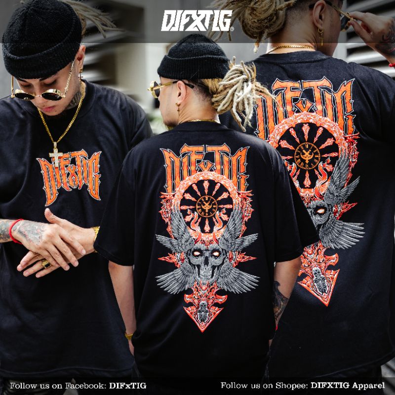 DIFXTIG® CLOTHING - "TIME OF DEATH" | Unisex | Men | Women (OVERSIZED ...