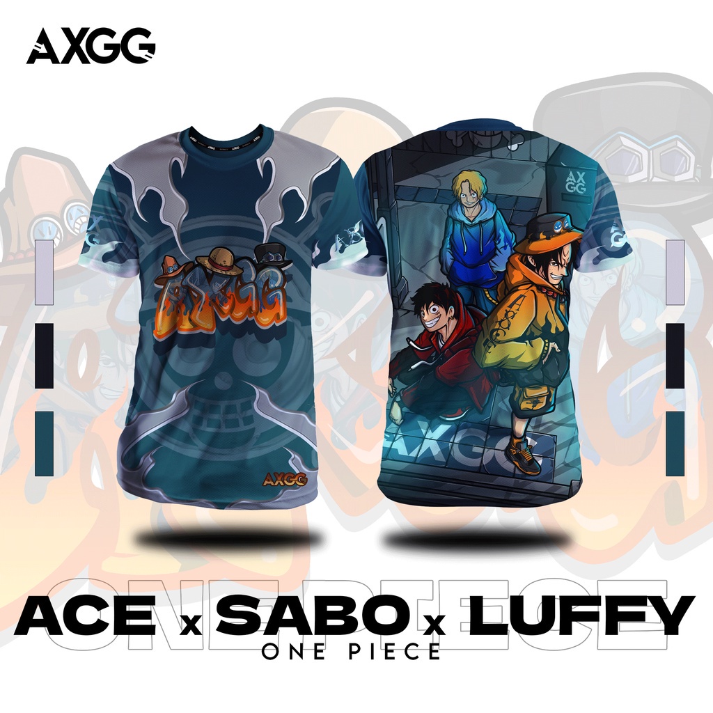 AXGG Anime Street wear Shirt Sukuna x Vegeta / Killua x Vincent / Ace x ...