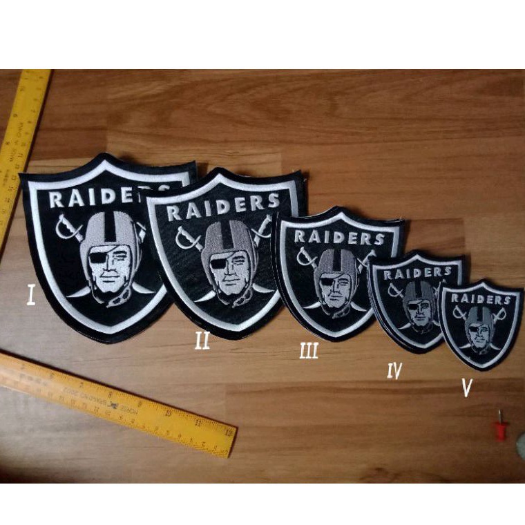 Raiders Embroidered logo Patch II, III, IV | Shopee Philippines