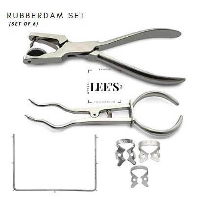 Rubberdam set (SET OF 6) | Shopee Philippines