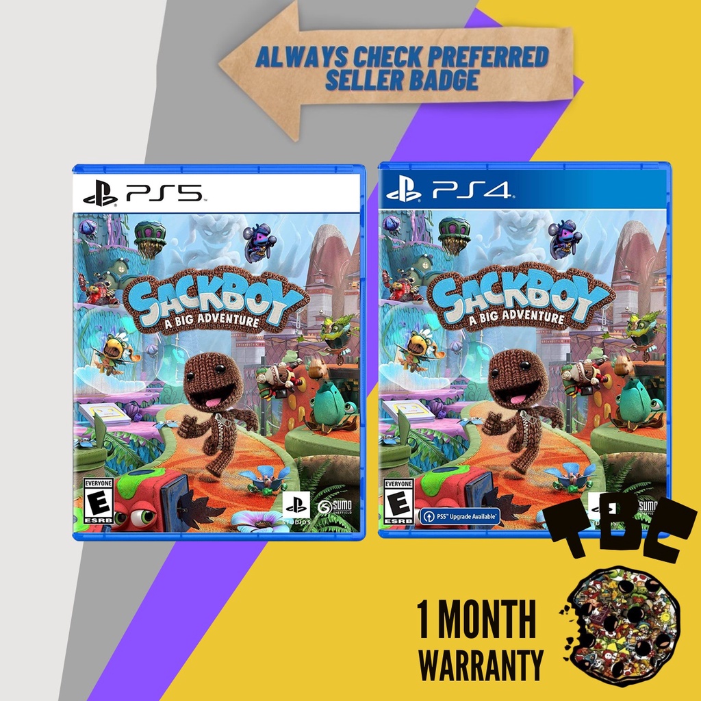 PS5 Sackboy A Big Adventure – PlayStation 5 [R3] | Shopee Philippines