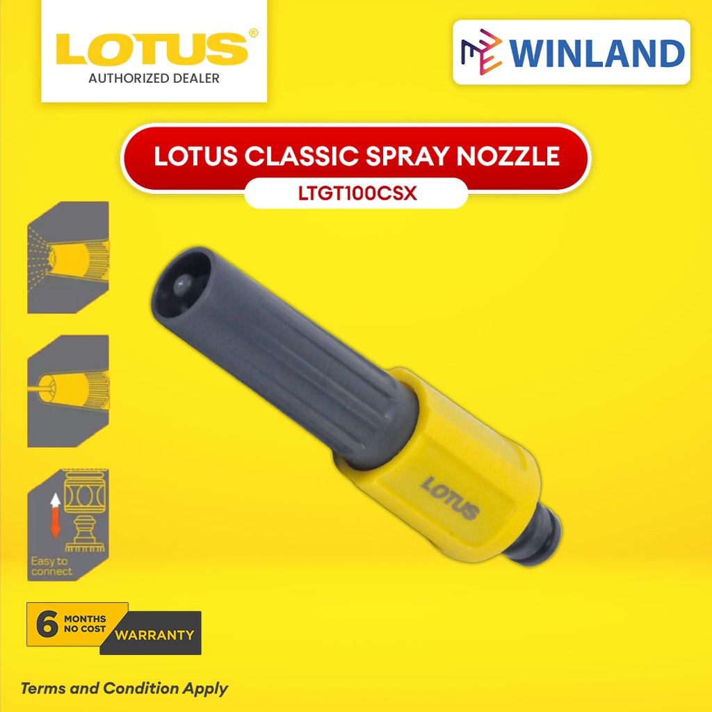 LOTUS by Winland Garden Spray Nozzle Classic Sprayer LTGT100CSX ...