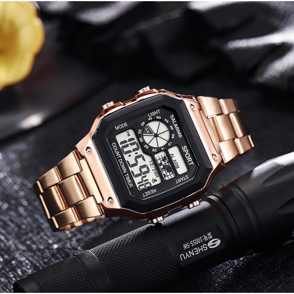 New Modern Japan Vintage Style Men's Unisex Watch Relo Led Light ...