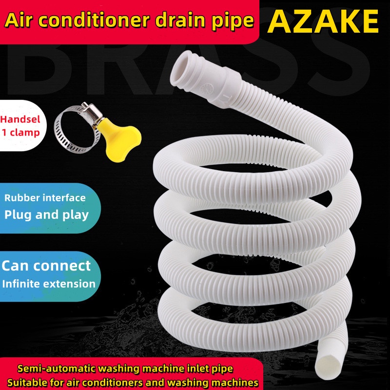 Air conditioner drain pipe semi-automatic washing machine inlet pipe ...