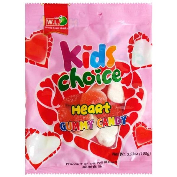 Kids Choice Heart Gummy Candy 100g | Shopee Philippines
