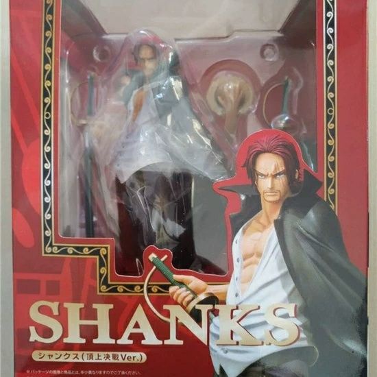22cm Shanks One Piece figure On top of the war Interchangeable shape ...