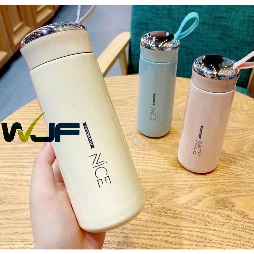 WJF Nice Cup Glass Bottle helle cup Tumbler Creative Leakproof Water ...