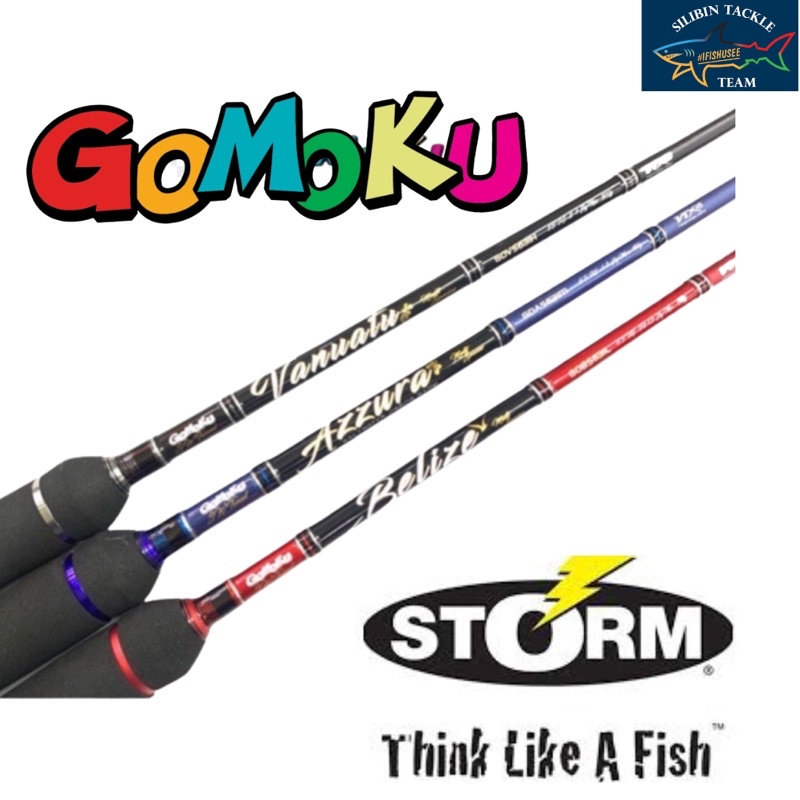 STORM GOMOKU AZZURA & BELIZE SPINNING & BaitCasting JIGGING ROD ...