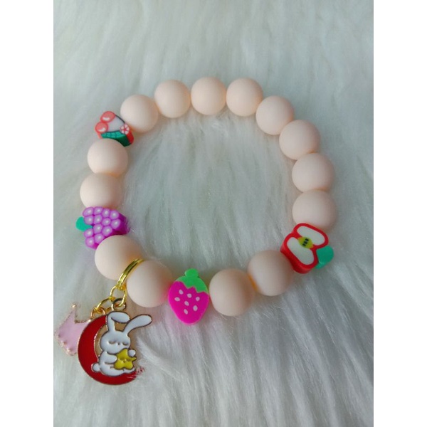 Matte Cute Pastel Bracelet for Kids Girl 3yr old up to 8yr old | Shopee ...