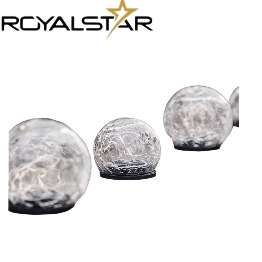 Solar LED Crack Glass Ground Ball Light Solar Ground Lamp Solar Outdoor ...