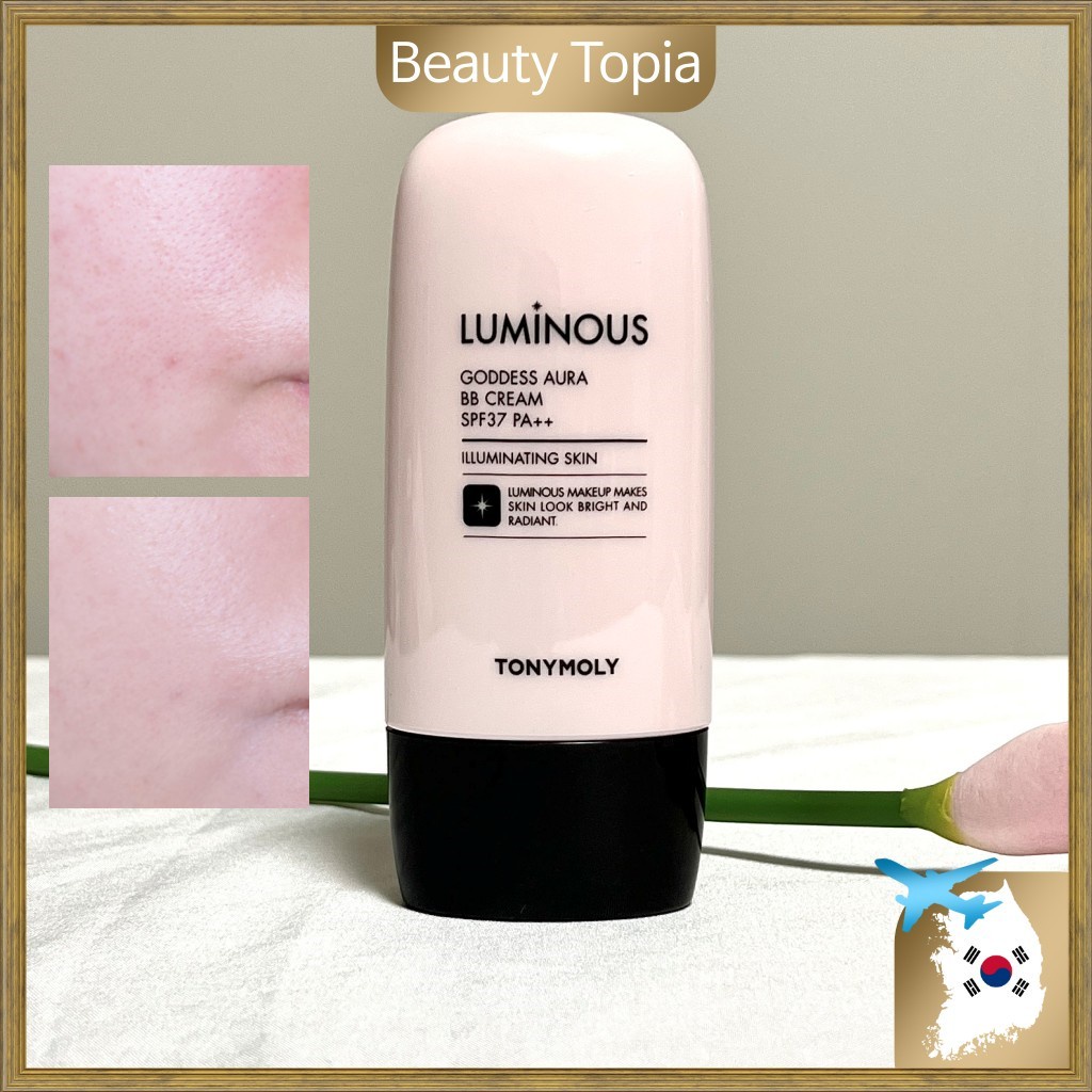 TONYMOLY Luminous Goddess SPF 37 PA ++ BB Cream 45g tinted sunscreen moisturizing glow skin ...