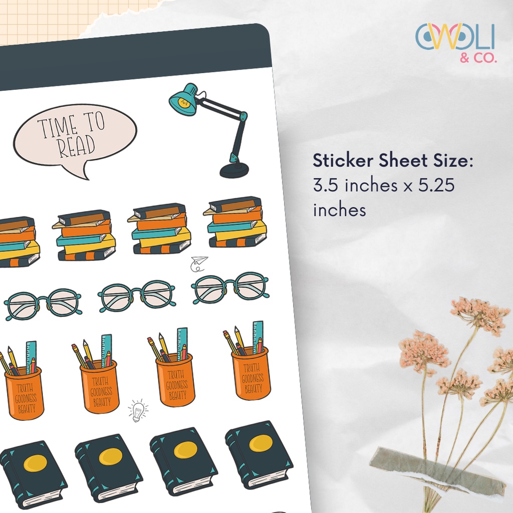Books Planner Stickers - stickers for notebooks, planners, journals ...