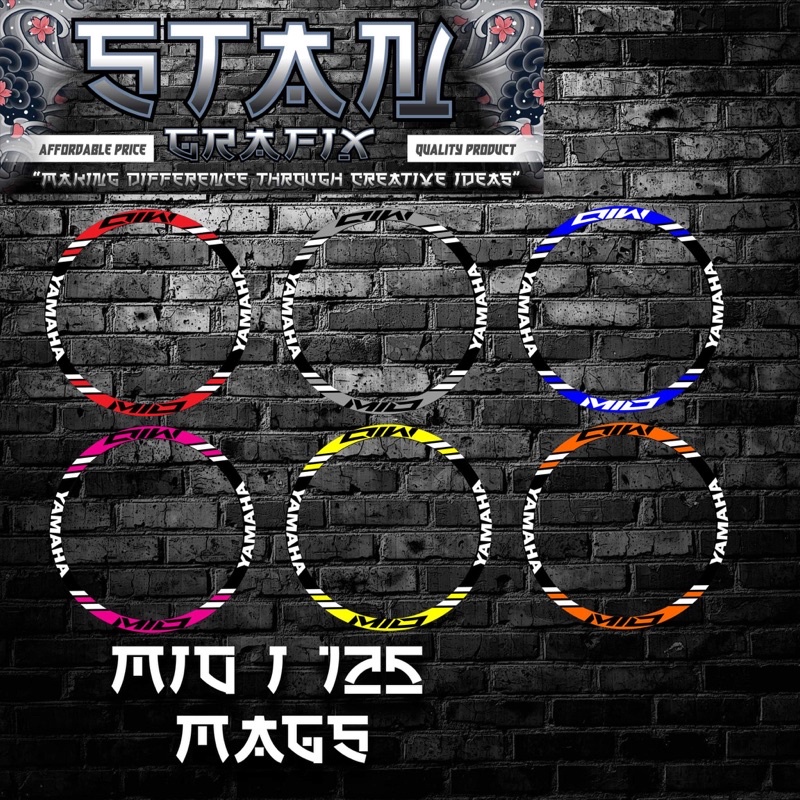 MIO I 125 MAGS DECALS | Shopee Philippines