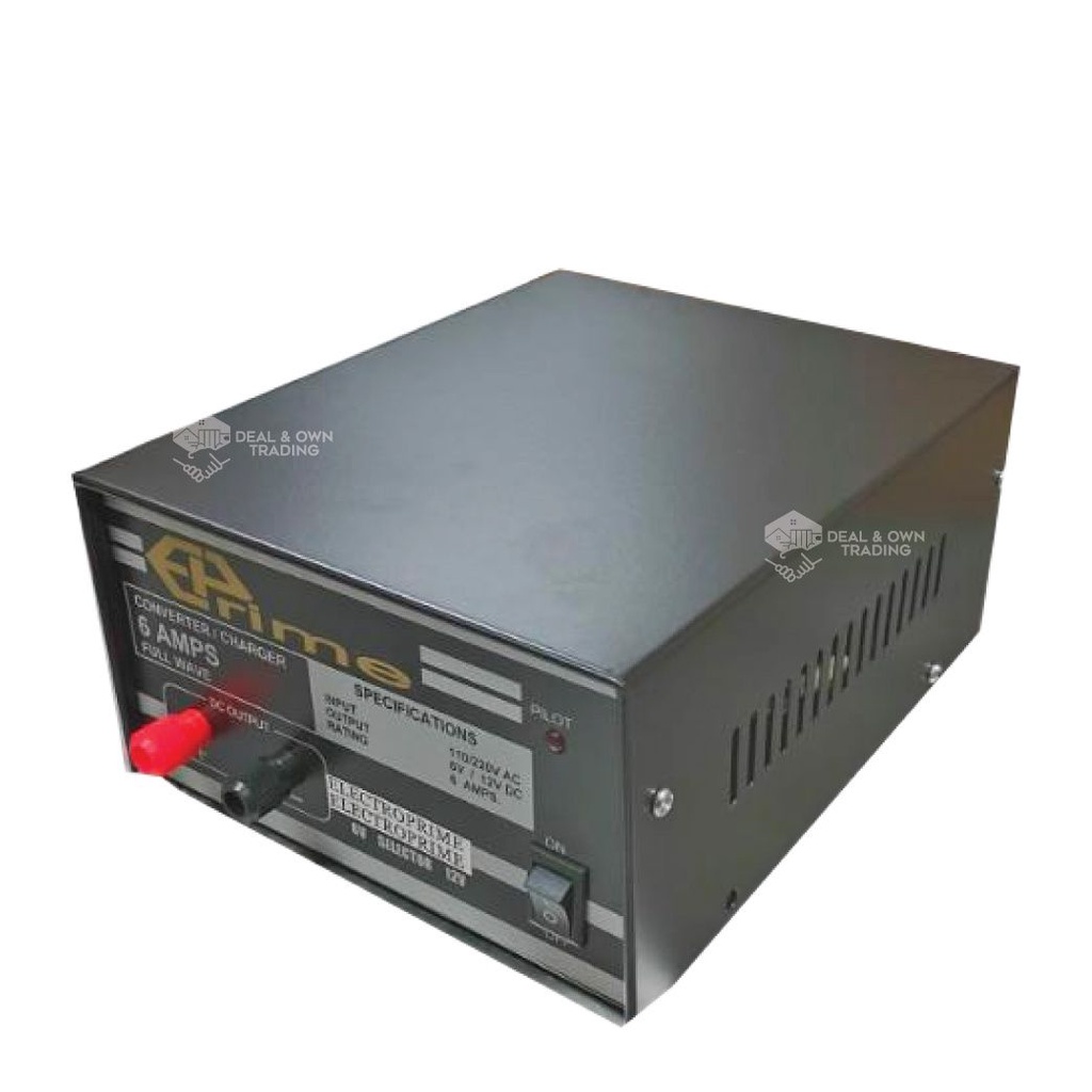 Eprime 6 AMP 12V DC Converter Charger | Shopee Philippines