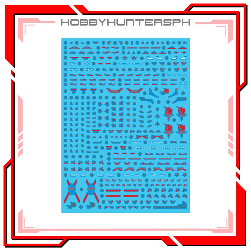 Delpi Decal RG [M] UNICORN PERFECTIBILITY (Manual Color) WATER DECAL ...