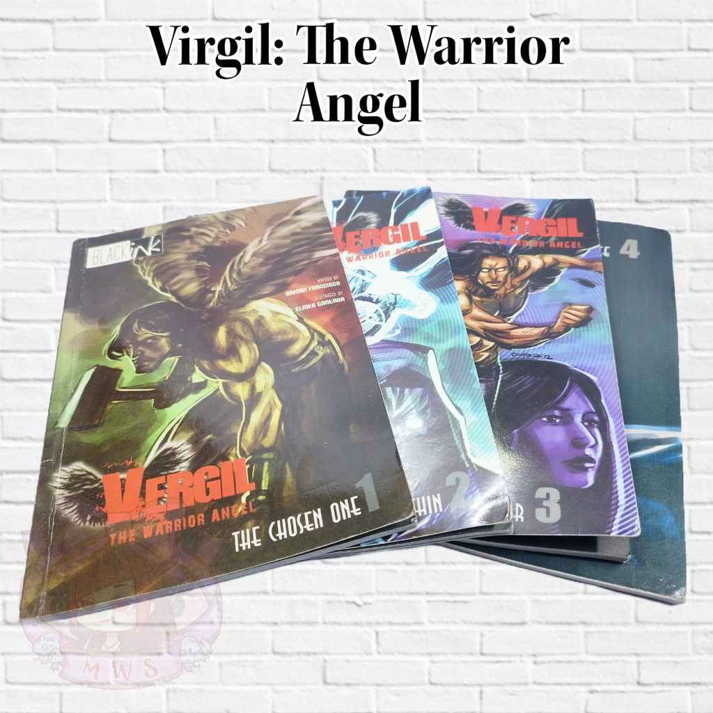 Vergil: The Warrior Angel Book 1-4 Arman Francisco Graphic Novel Black ...