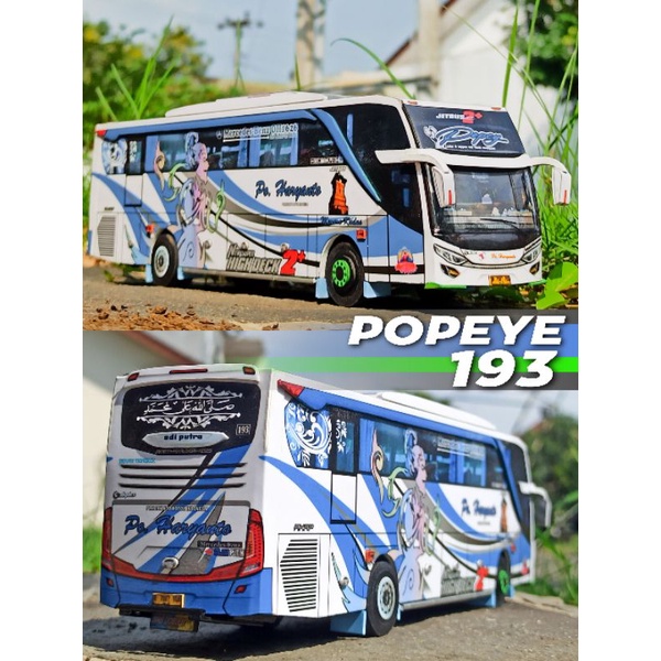 PAPERCRAFT BUS SCALE 1:50 PO HARYANTO POPEYE | Shopee Philippines