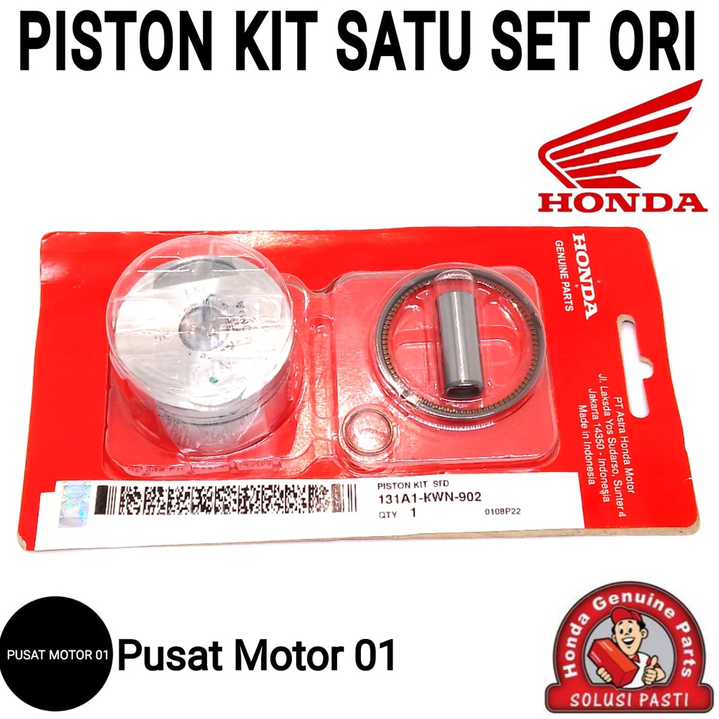 Piston Kit Motor Matic Original Ahm Honda Piston One Set Ori Piston ...