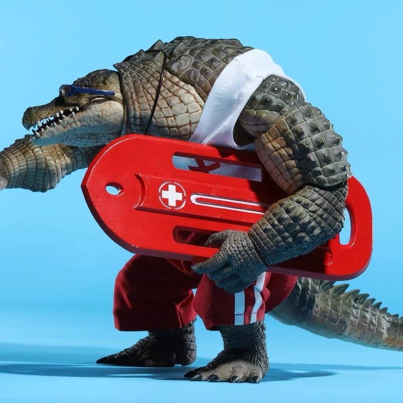 [Ready Stock] Craftsman League Frey Planet Crocodile Coast Lifeguard ...
