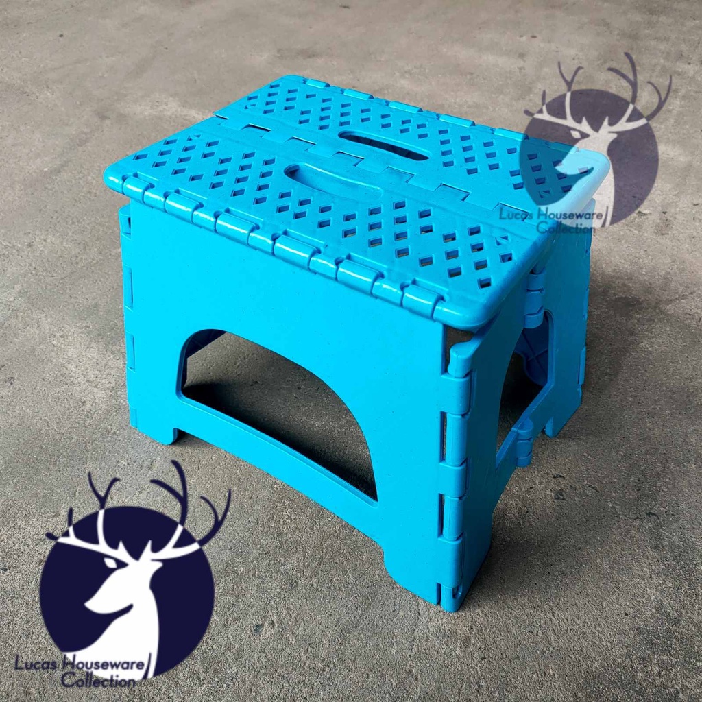 FOLDING PLASTIC STOOL / MULTI FUNCTIONAL STEP STOOL / MINI CHAIR ...