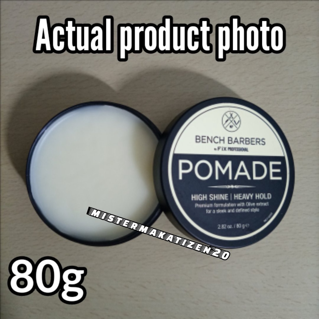Bench Barbers Pomade High Shine 80g/20g | Shopee Philippines