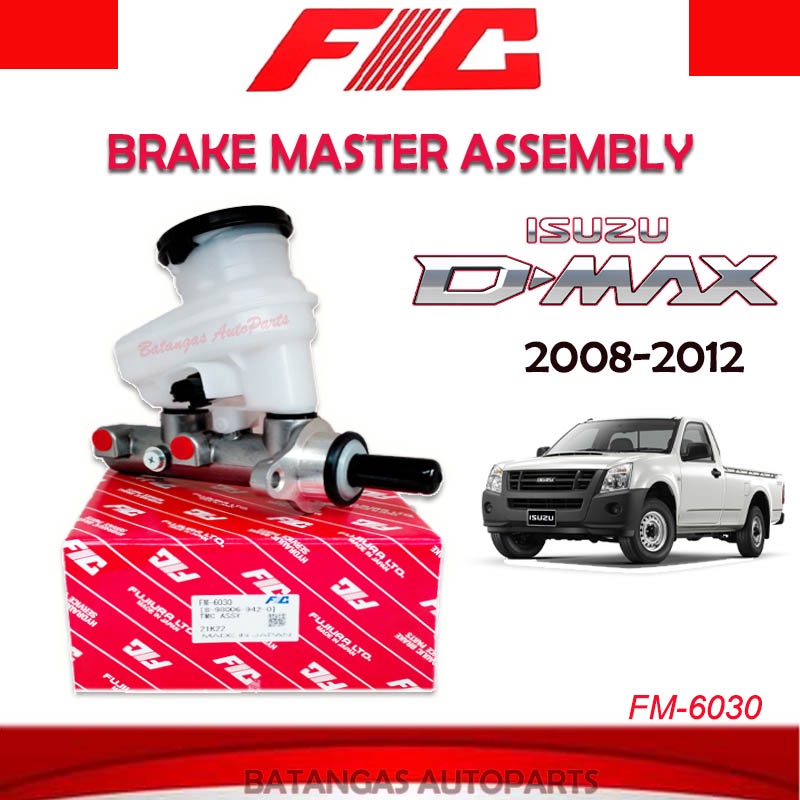 BRAKE MASTER ASSEMBLY ISUZU D-MAX 2008-2012 PN: FM-6030 FIC | Shopee ...