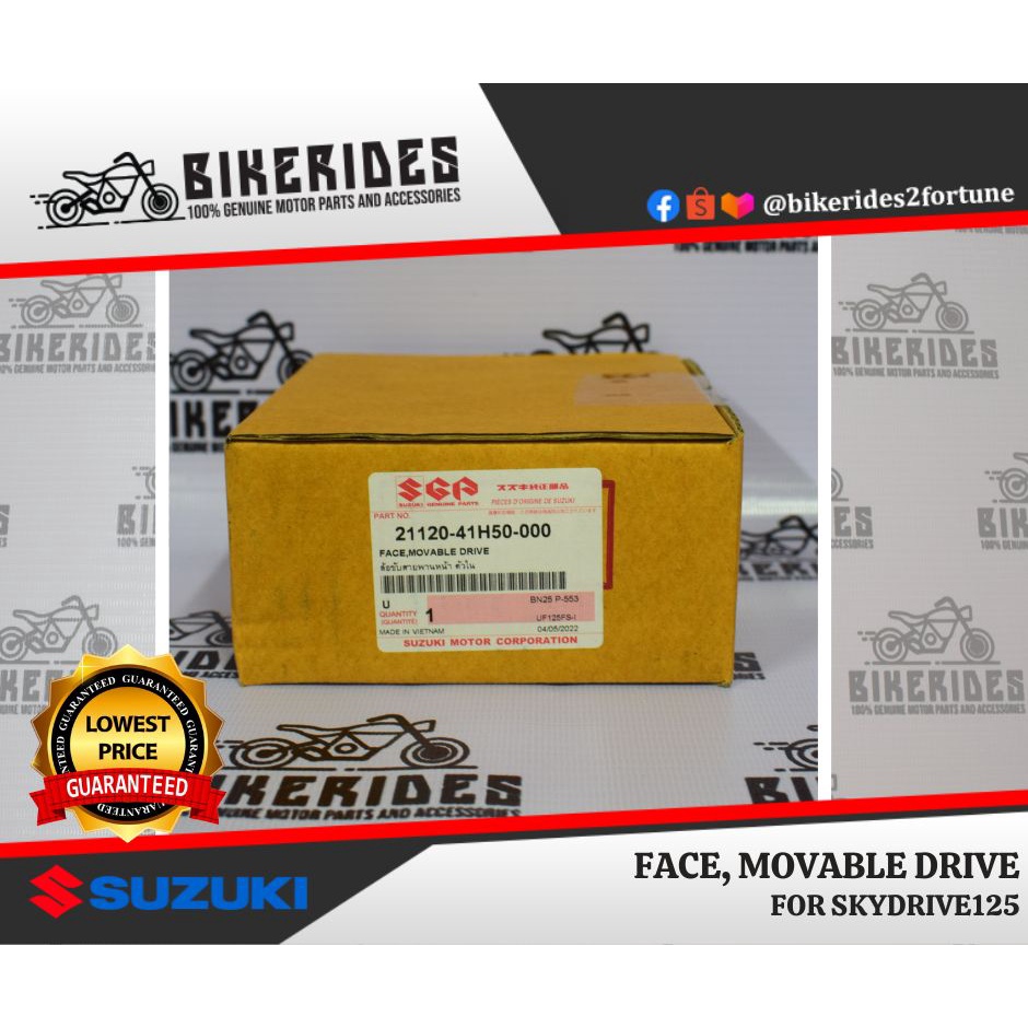 FACE, MOVABLE DRIVE SGP (SKYDRIVE125) SUZUKI GENUINE (21120-41H50-000 ...