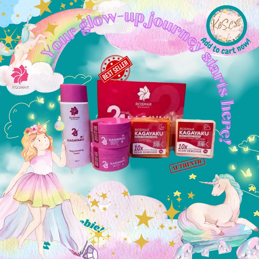 Rosmar Esentials | Rosmar Kagayaku 24 Hours Rejuvenating Set | Shopee ...