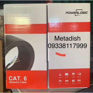 Powerlogic CAT6-E Indoor / Outdoor UTP Cable 24AWG 0.53 CCA *4P, PE ...