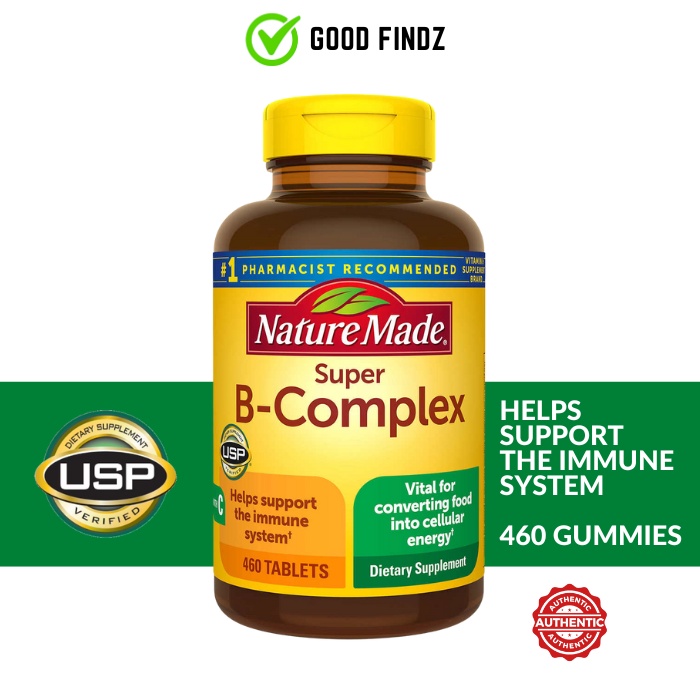 Nature Made Super B Complex 460 Tablets | Shopee Philippines