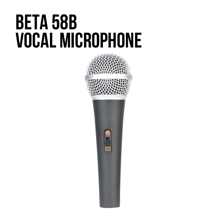 SOKC SM58 Wired Microphone Professional Cardioid Dynamic Voice ...