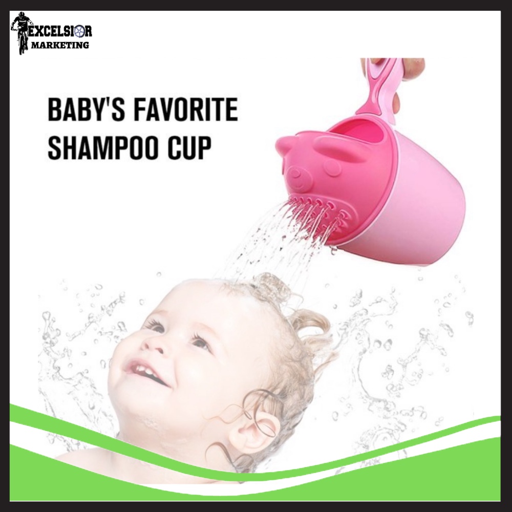 EXCELSIOR Baby Tabo Shampoo Cartoon Baby Shampoo Cup Bathing Shower ...