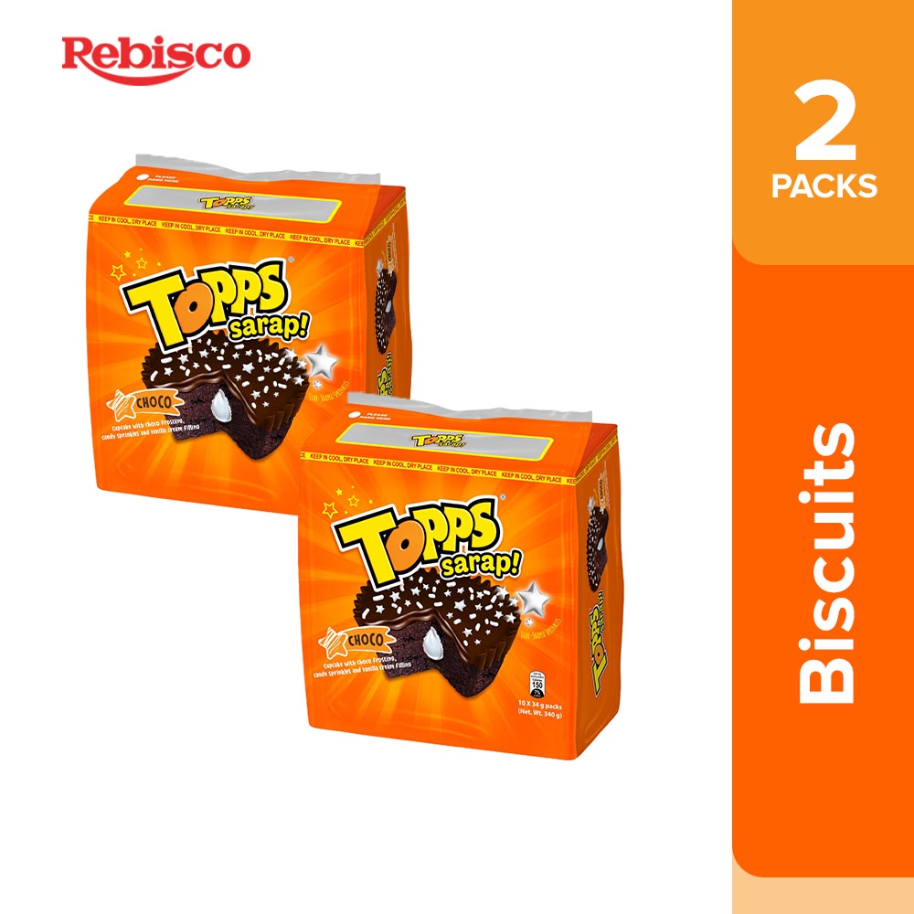 Topps Sarap Choco 34g (Set of 2) | Shopee Philippines