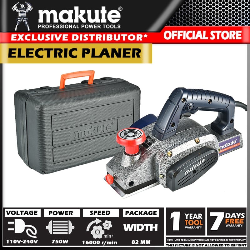 Makute (EP002 750W) Electric Planer Power Tools Carpentry | Shopee ...