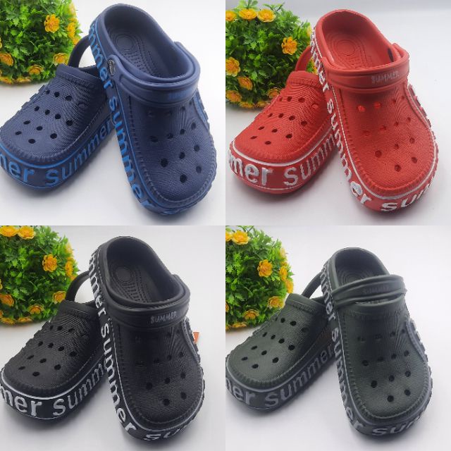 Summer Stripe Crox Beach Sandals/Slipper For Kids (Medium 30-35 ...