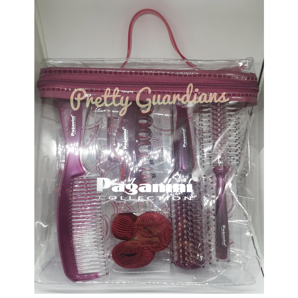 PAGANINI GIFT SET 5 [ hair brush, Cushion brush and hair comb ...