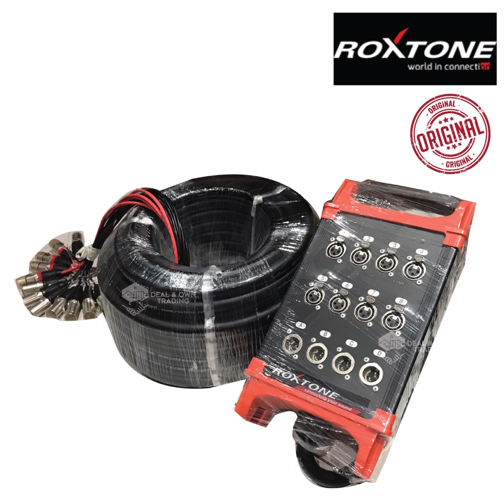 Original Roxtone Snake Cable 8+4 (30M) | Shopee Philippines