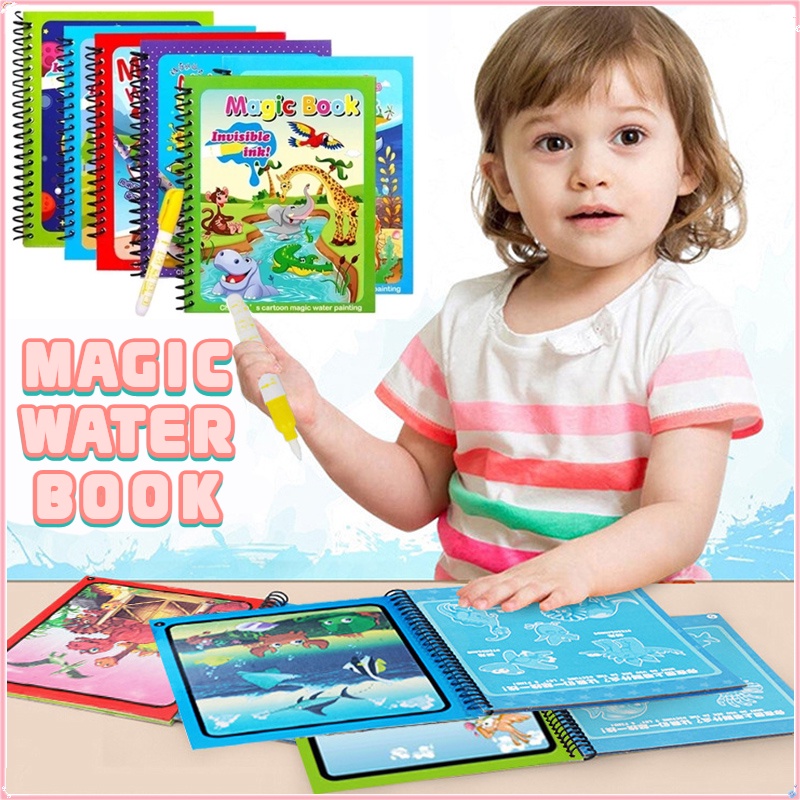 Magic Water Drawing Book Children Painting Board Cartoon Animal ...