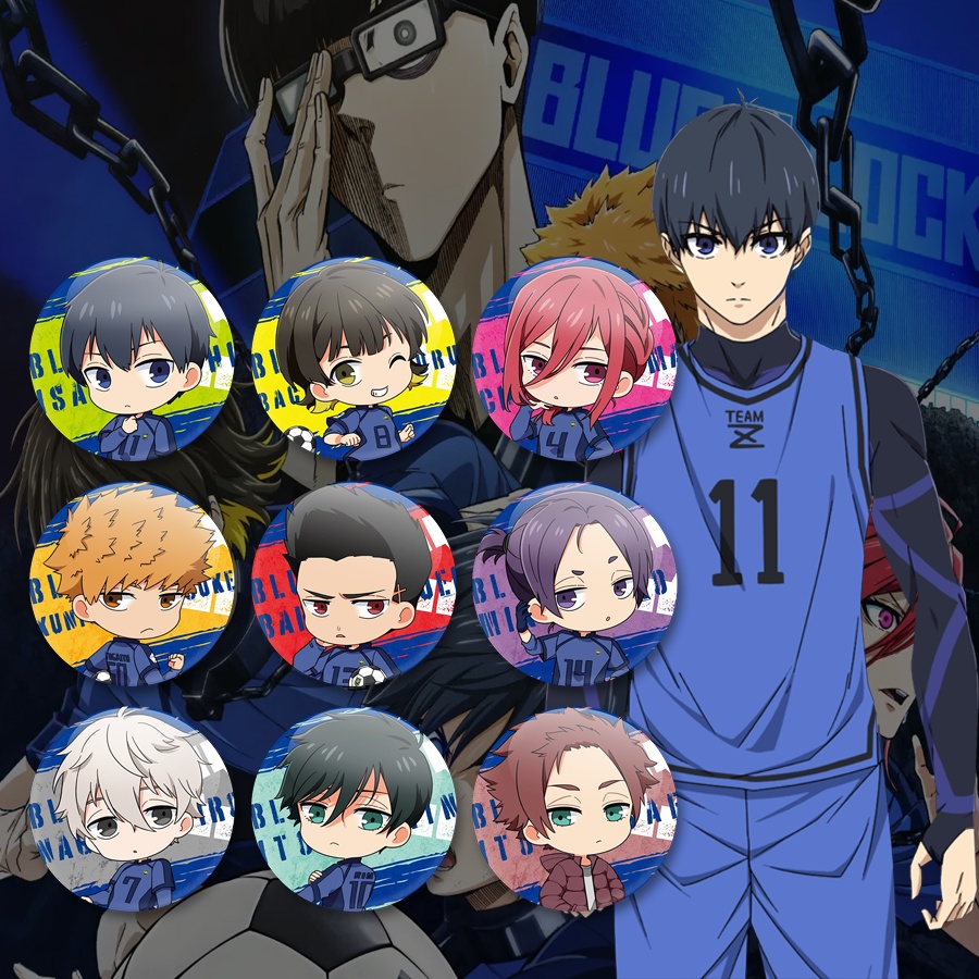 Blue Lock Anime Button Pins / Badge Batch | Shopee Philippines