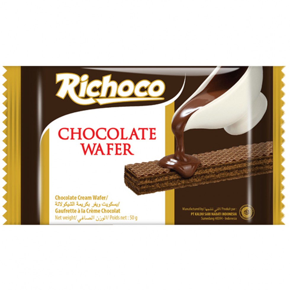 Richoco Chocolate Wafer 52g | Shopee Philippines