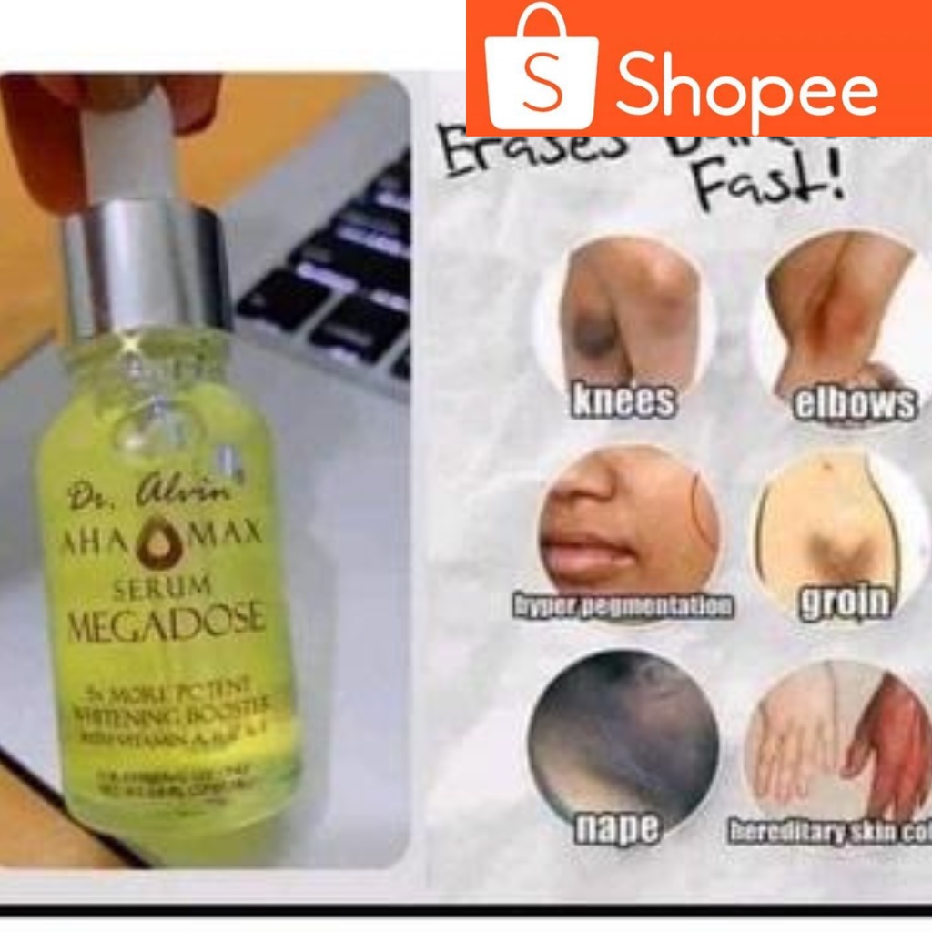 DR.ALVIN AHA MAX SERUM WHITENING BOOSTER (can use for Face and Underarm ...